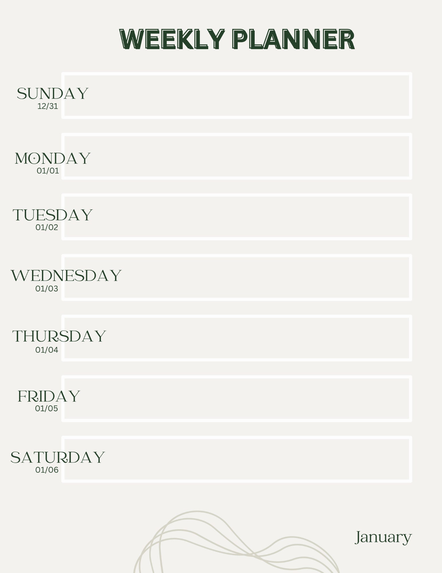 2024 Printable Planner - Etsy