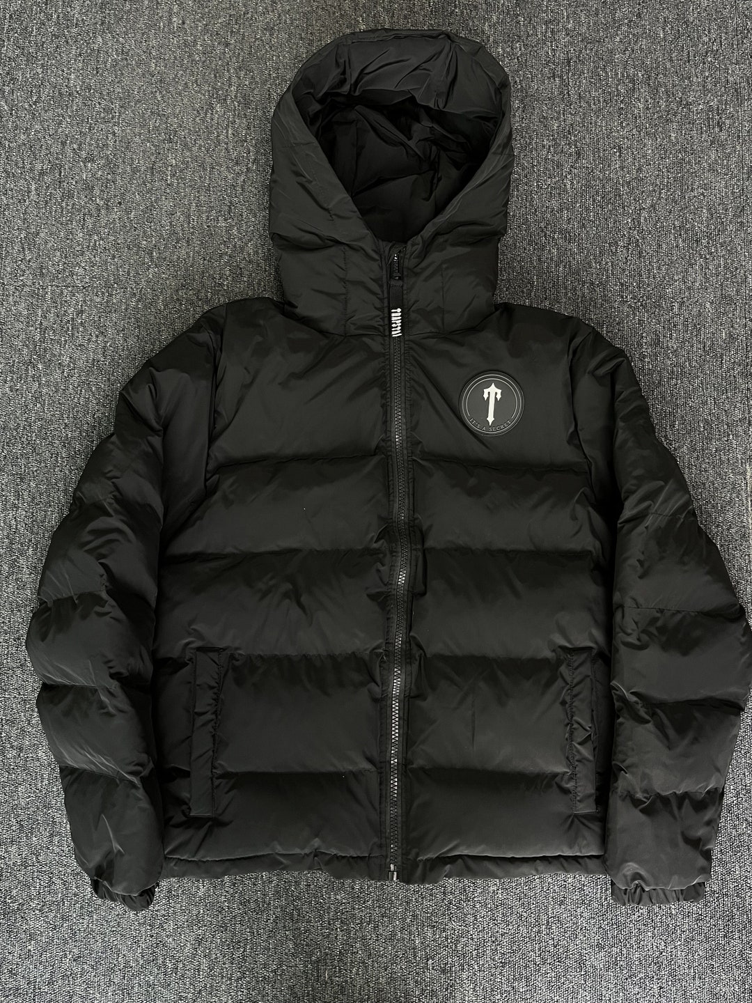 Trapstar IRONGATE Jacket Hooded Puffer Jacket in Black - Etsy UK