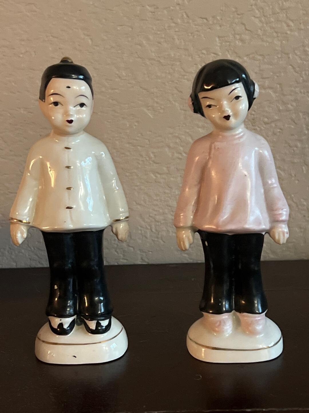 Vintage Ceramic Japanese Figures - Etsy