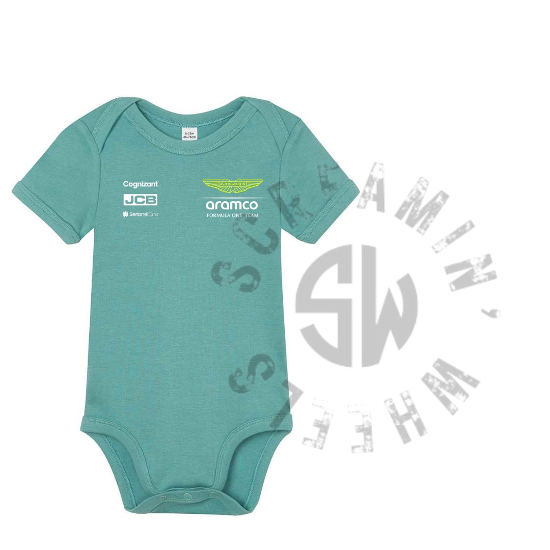 Aston Martin Formula One F1 Vest Babygrow Top - Etsy