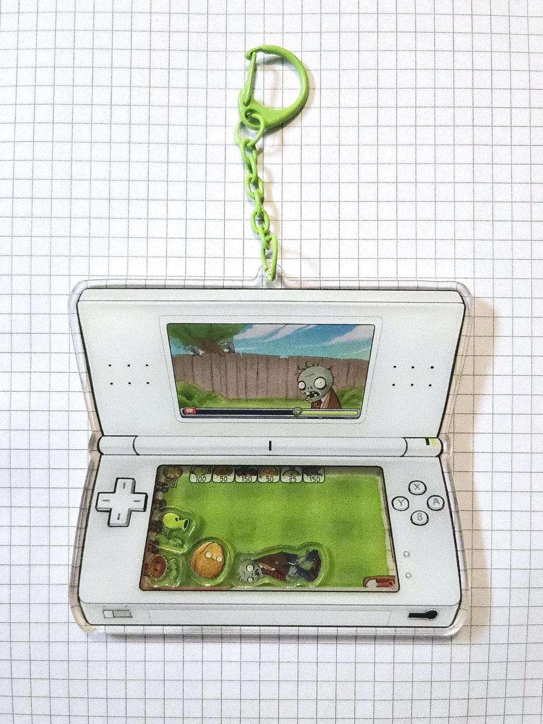 Plants Vs Zombies DS Shaker Keychain - Etsy