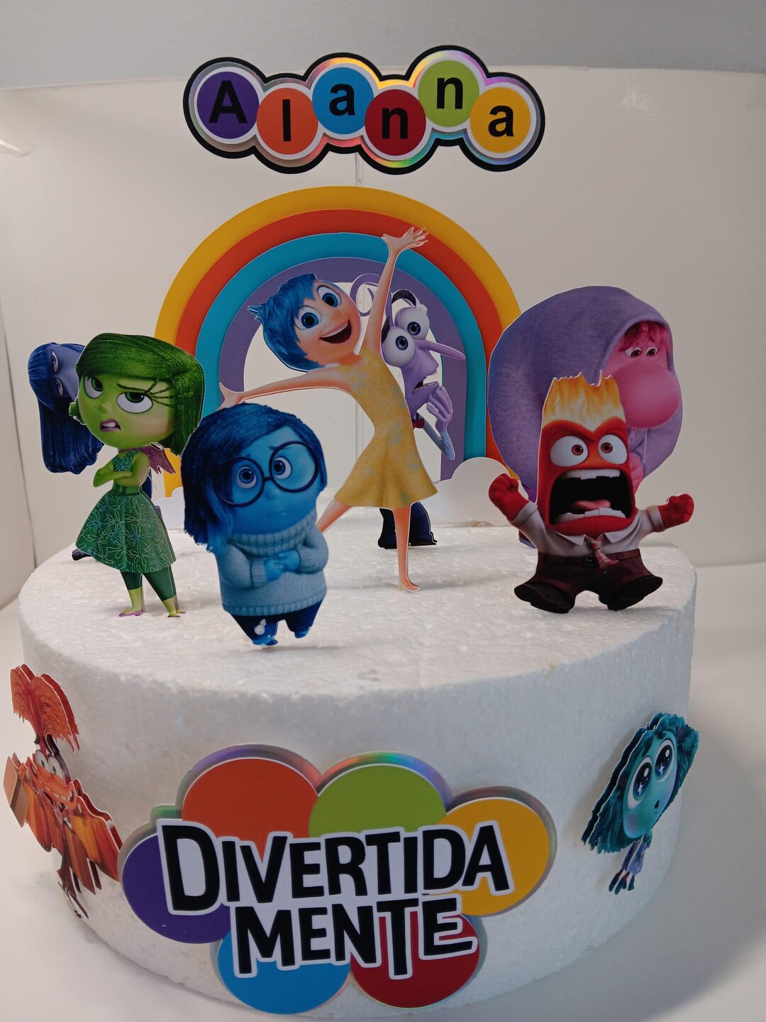 Inside Out Cake Topper Inside Out Cake Decorations Inside Out Party ...