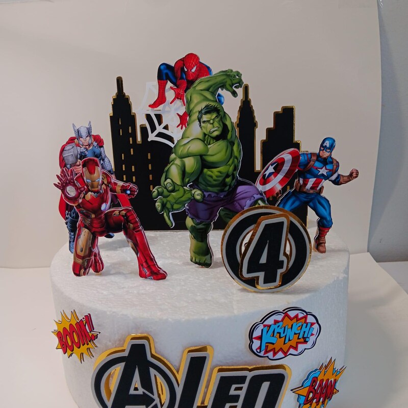Avengers Cake Topper - Etsy