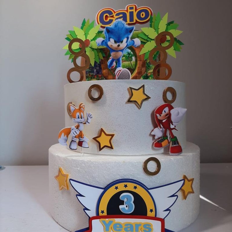 Sonic Cake Decorations - Etsy
