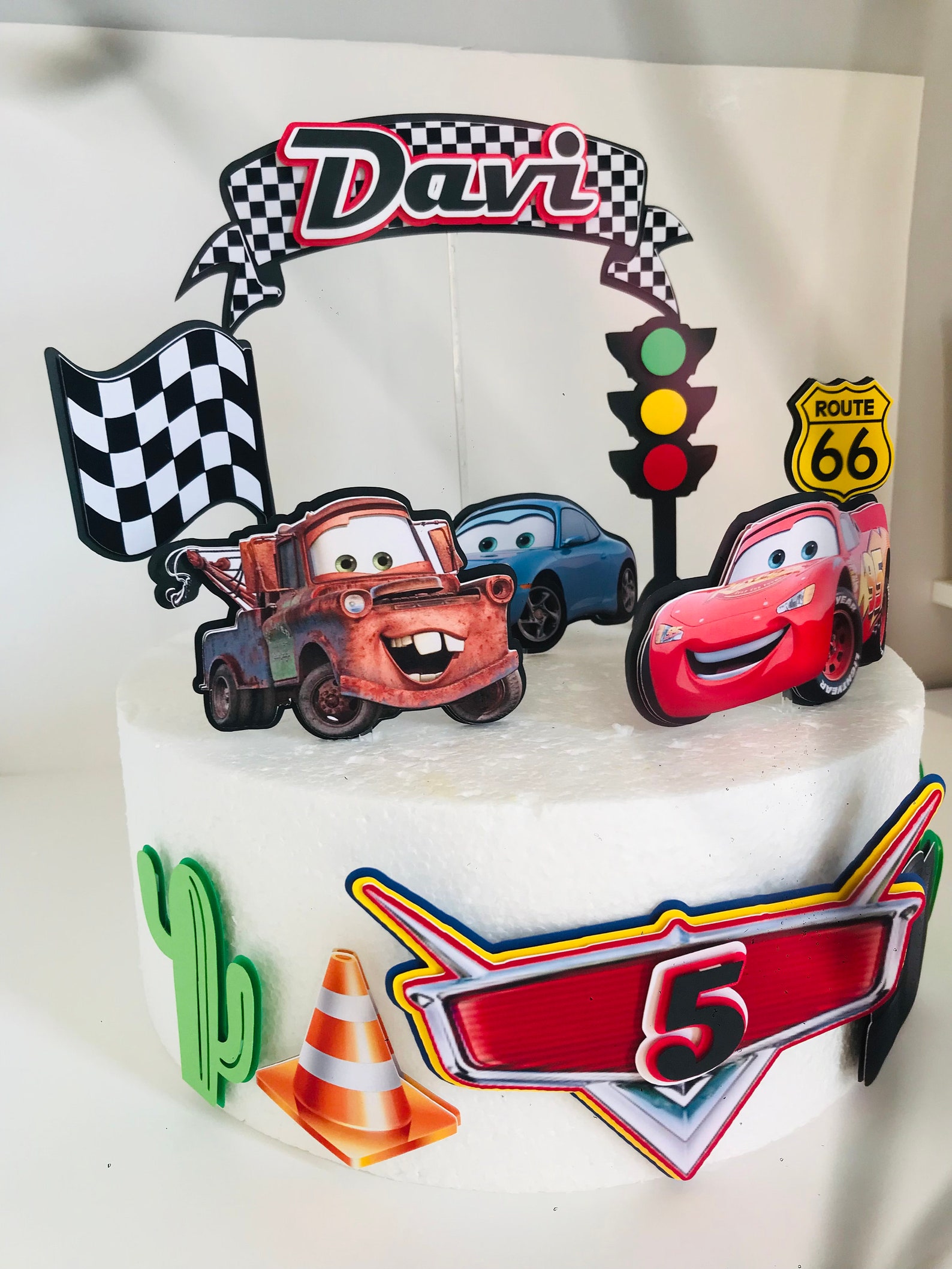 Cars Theme Cake Topper, Car Party, Car Birthday - Etsy