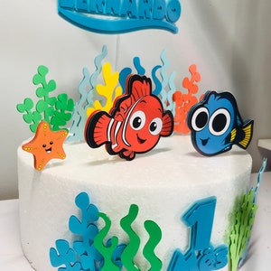 Nemo Cake Topper, Nemo Party, Nemo Birthday. - Etsy