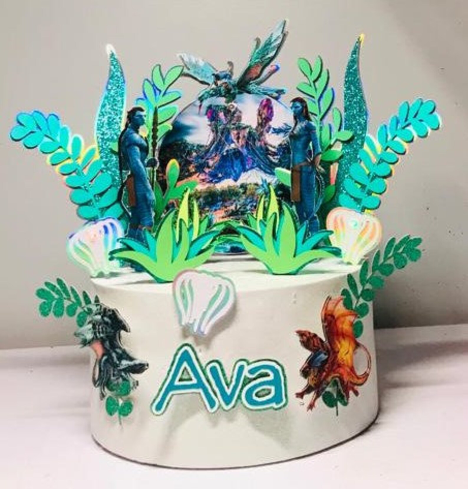 Avatar Theme Cake Topper, Avatar Party, Avatar Birthday. - Etsy