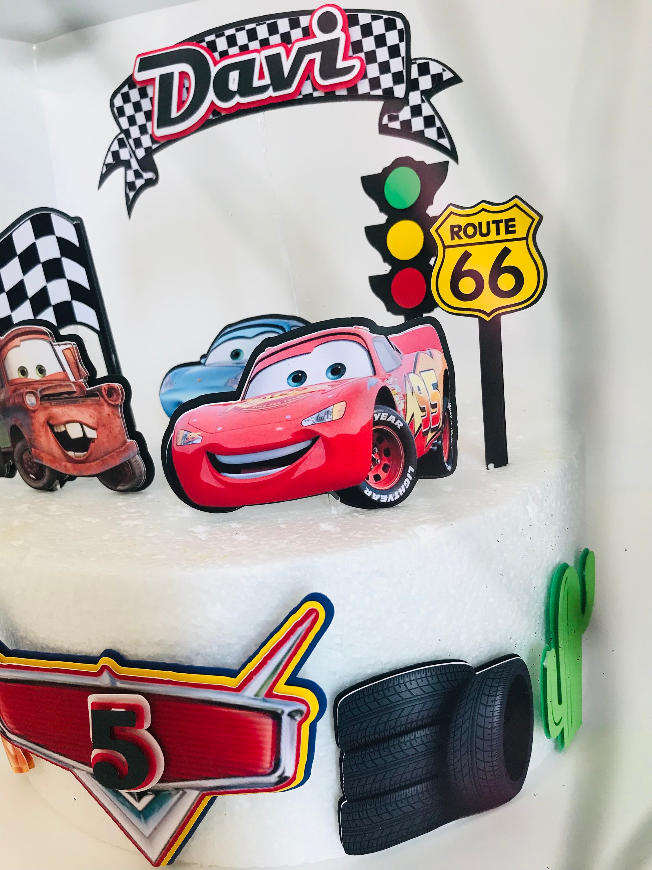 Cars Theme Cake Topper, Car Party, Car Birthday - Etsy
