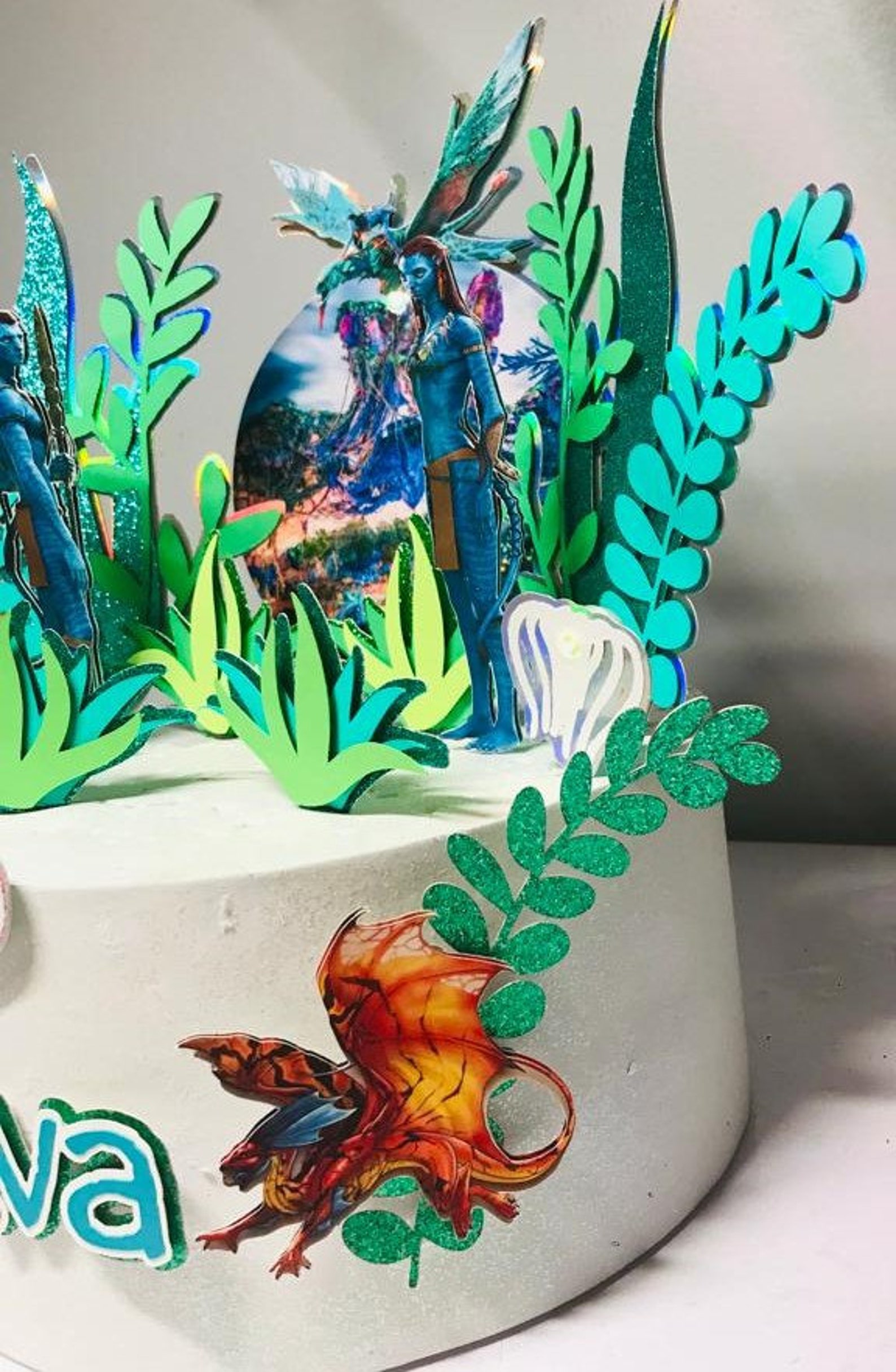 Avatar Theme Cake Topper, Avatar Party, Avatar Birthday. - Etsy