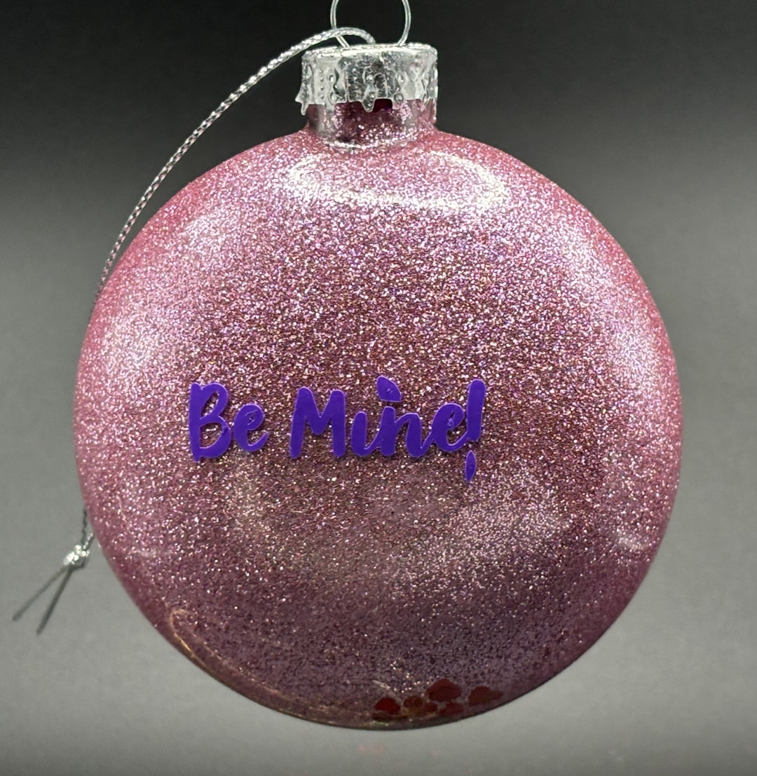 Glitter Message Ornament - Etsy
