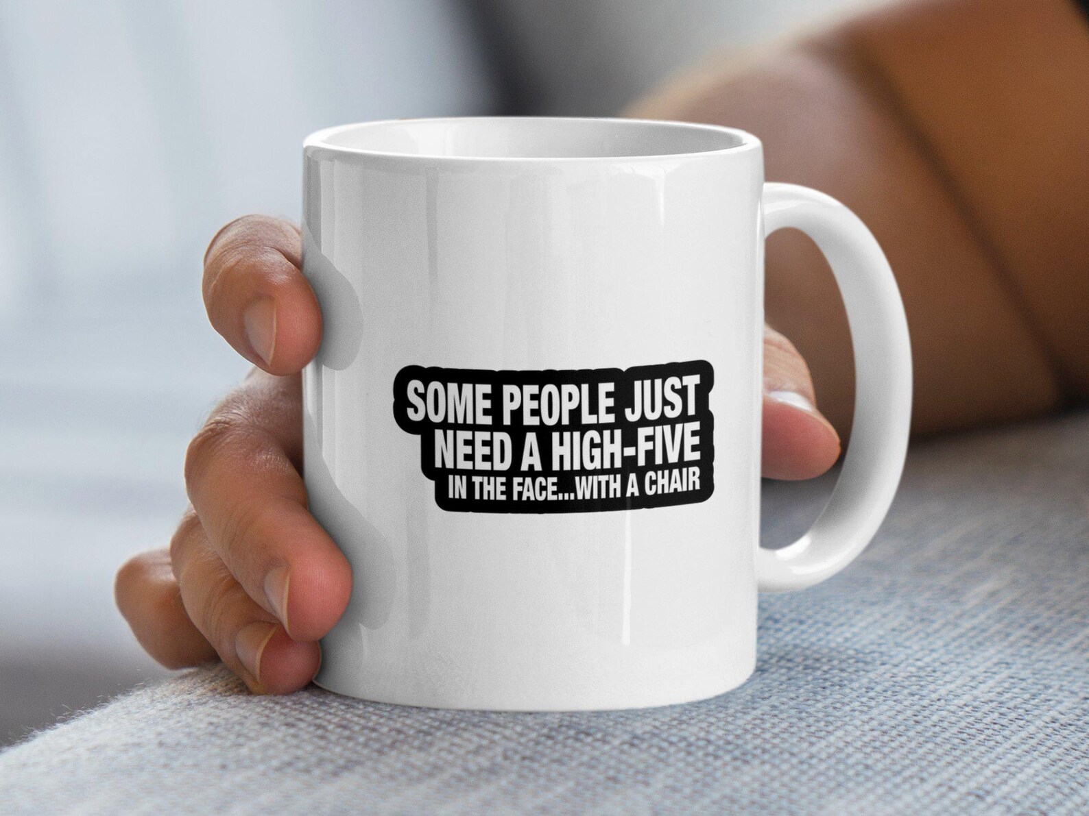 Funny High-five Mug Perfect Gift for Friends, Family, and Coworkers ...