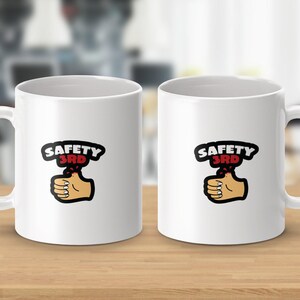 Safety 3rd Mug - Funny Workplace Mug for Construction Workers, Safety ...