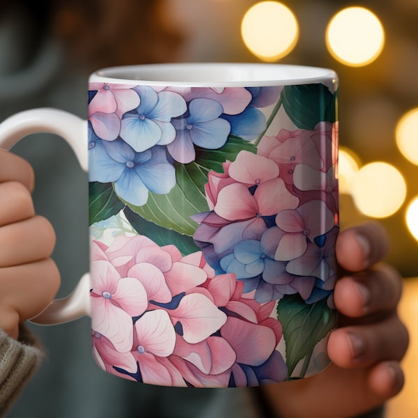 Hydrangea Tea Cup - Etsy