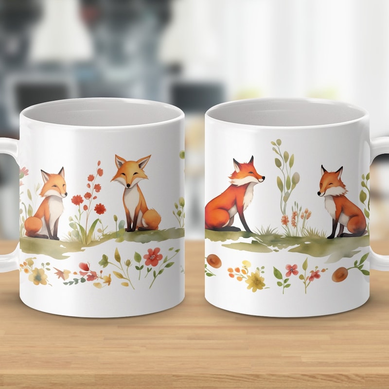 Fox Mug - Etsy