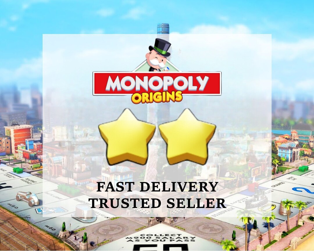 Monopoly Go 2 Star Stickers - Etsy