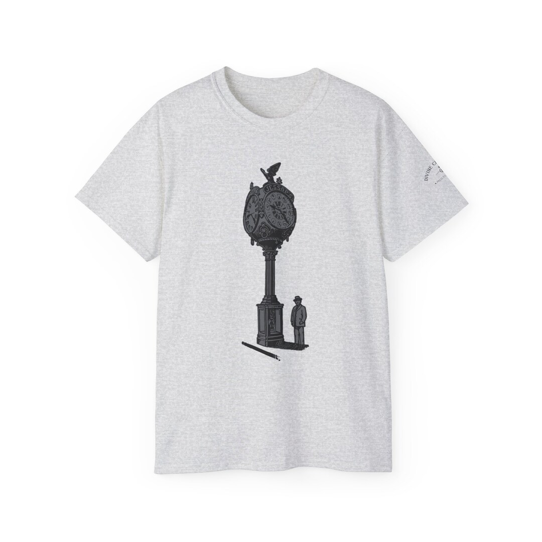 Vintage Clock Monument Graphic fill/stroke - Etsy