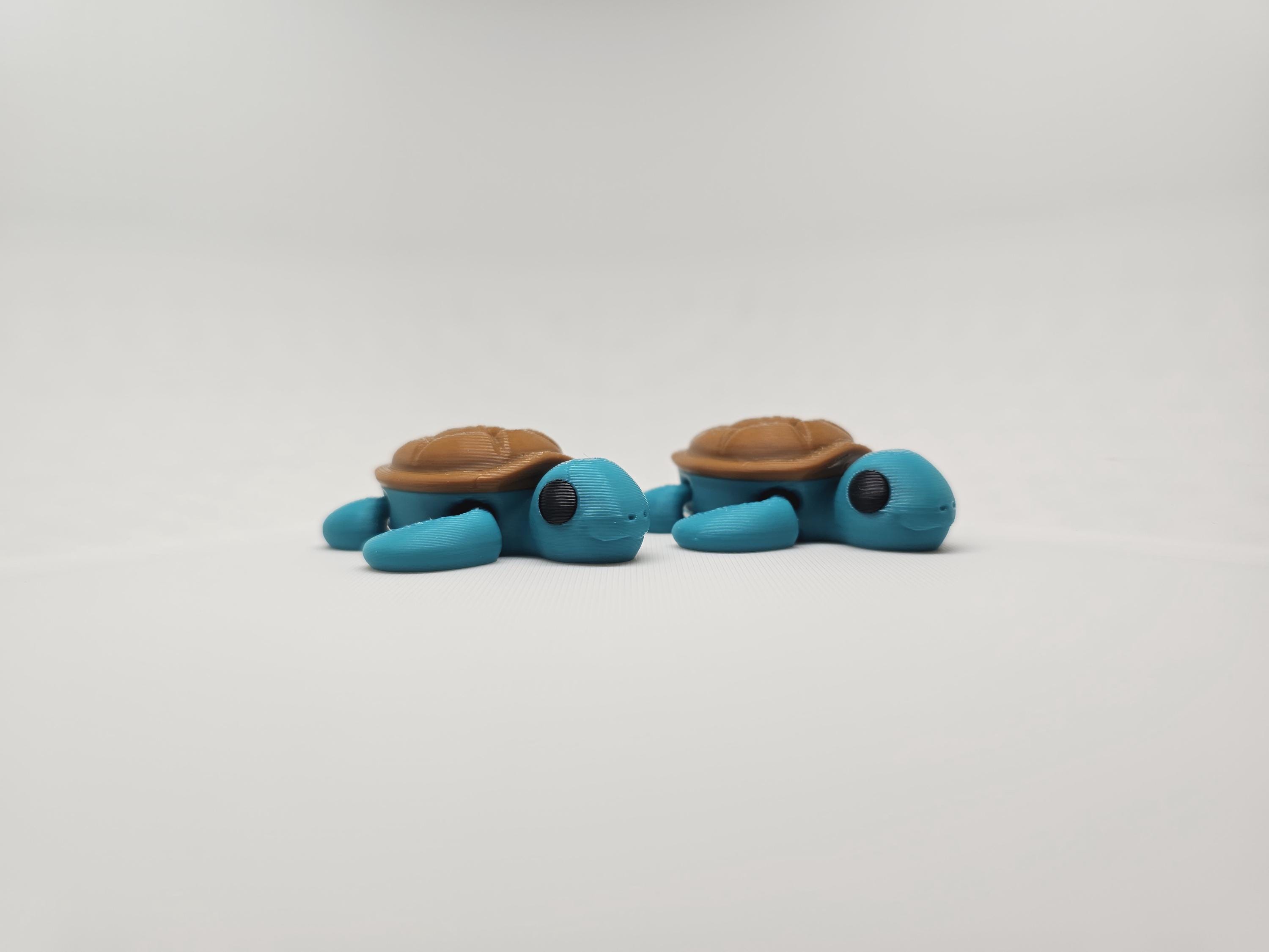 Fun 3D Printed Turtle Figurine - Playful & Versatile! - Etsy