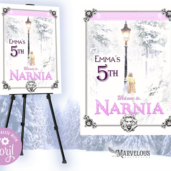 Narnia Sign - Etsy