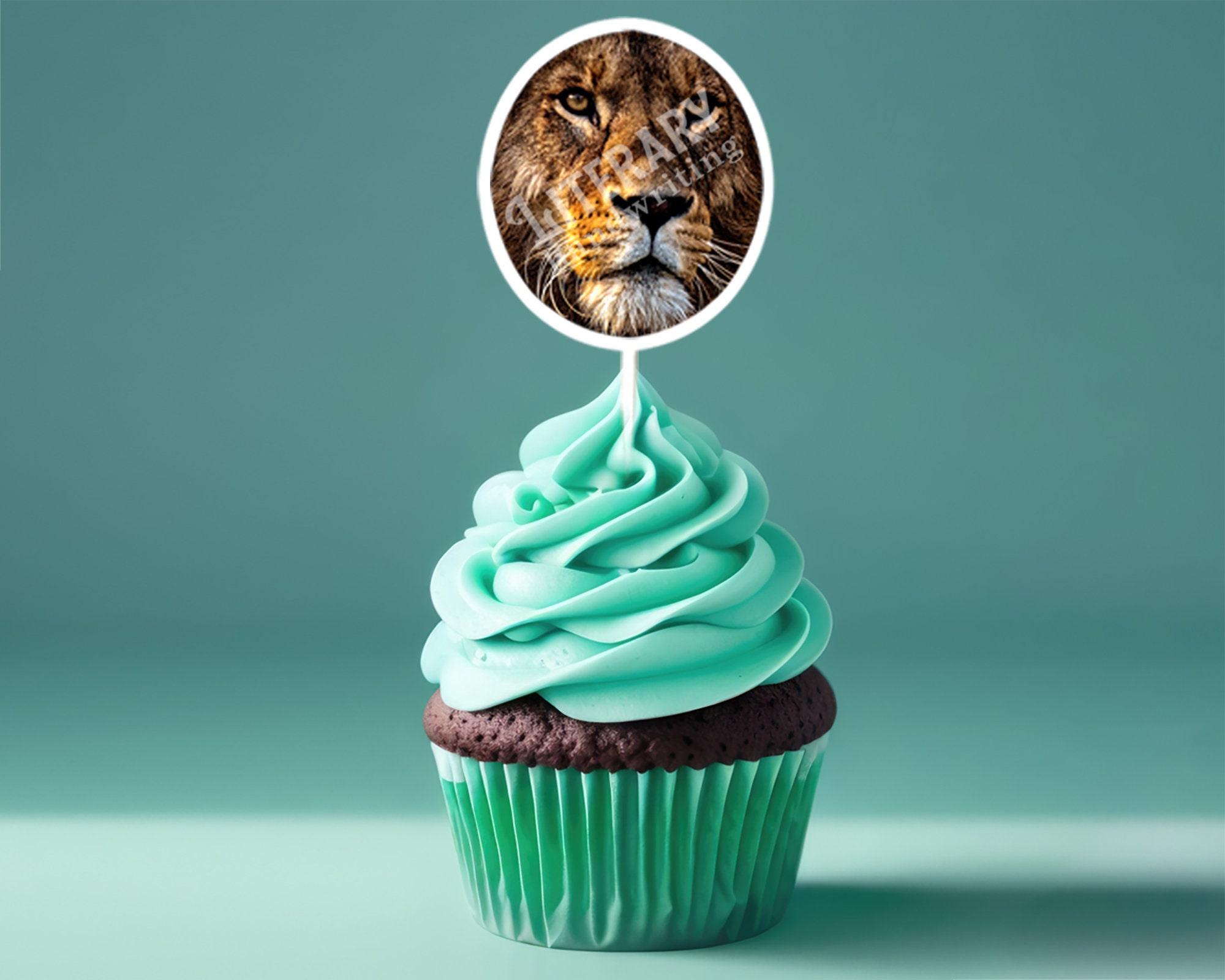 Narnia Cupcake Topper Design Template, Cupcake Topper Art Template ...