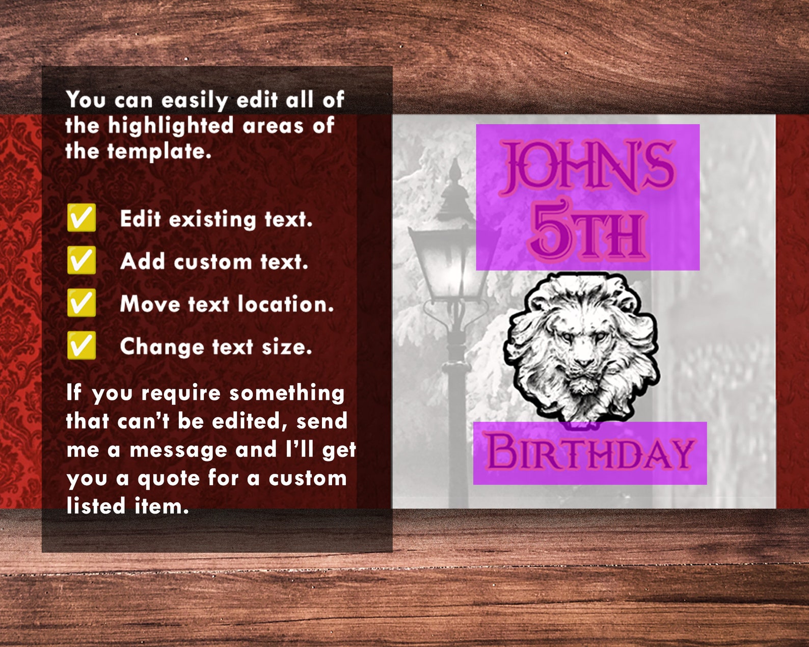 Editable Narnia Water Bottle Label for Birthday, Instant Download Party ...