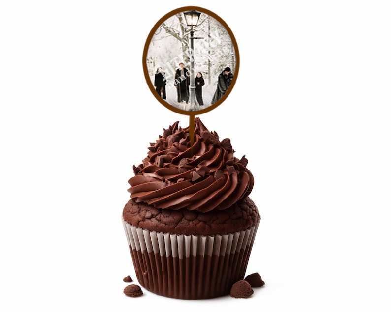 Narnia Cupcake Topper Design Template, Cupcake Topper Art Template ...