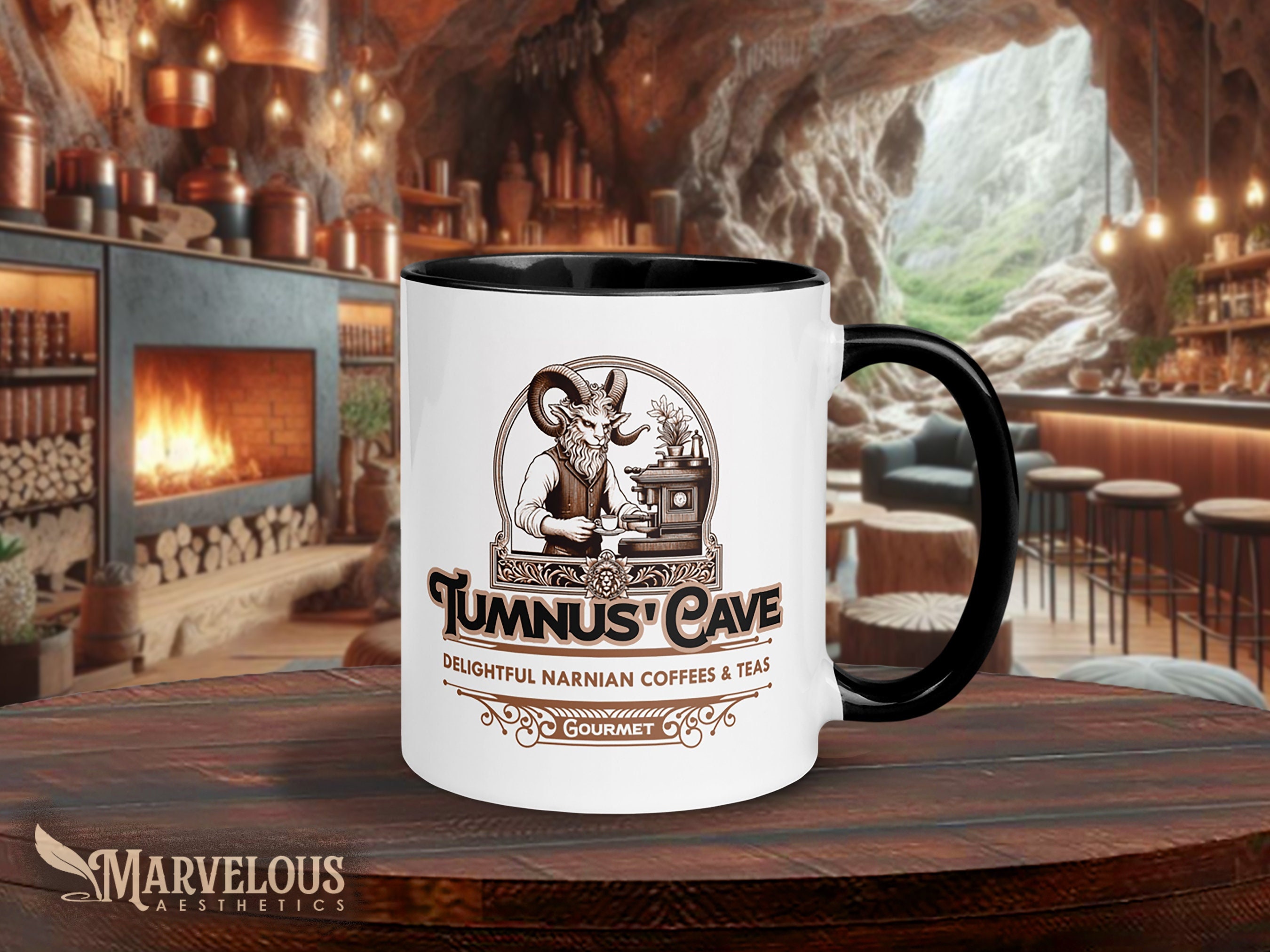 The Lion, the Witch, and the Wardrobe Tumnus Mug - Inspired by CS Lewis ...