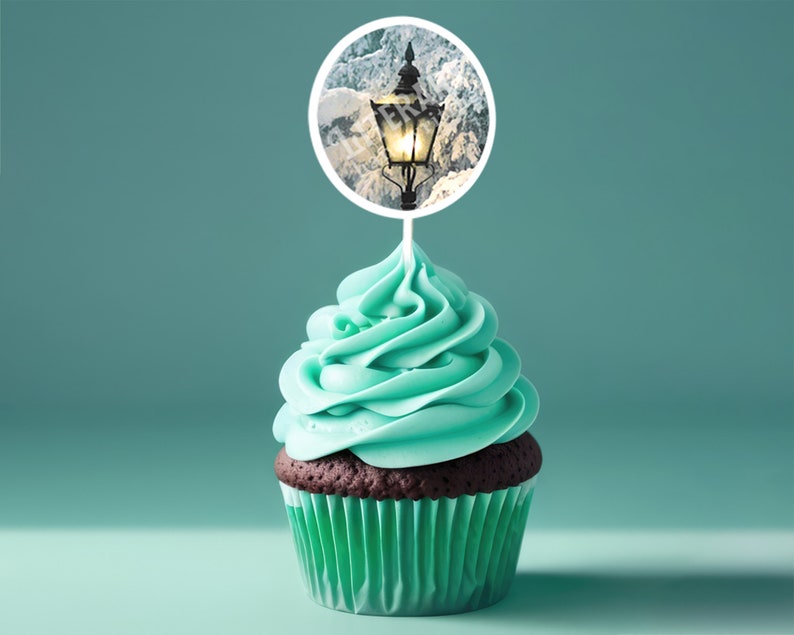 Narnia Cupcake Topper Design Template, Cupcake Topper Art Template ...