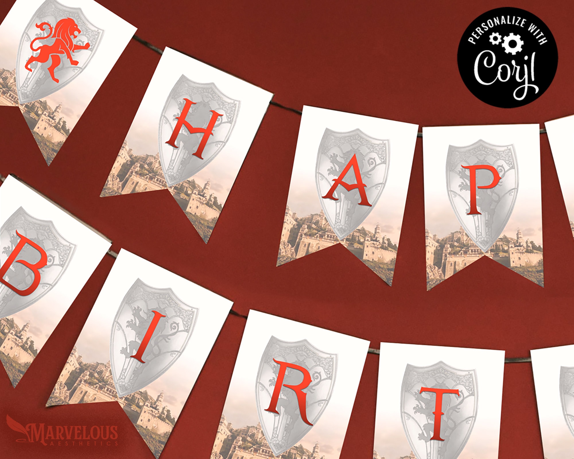Magical Narnia Birthday Banner Template - Instant Download Party Decor ...