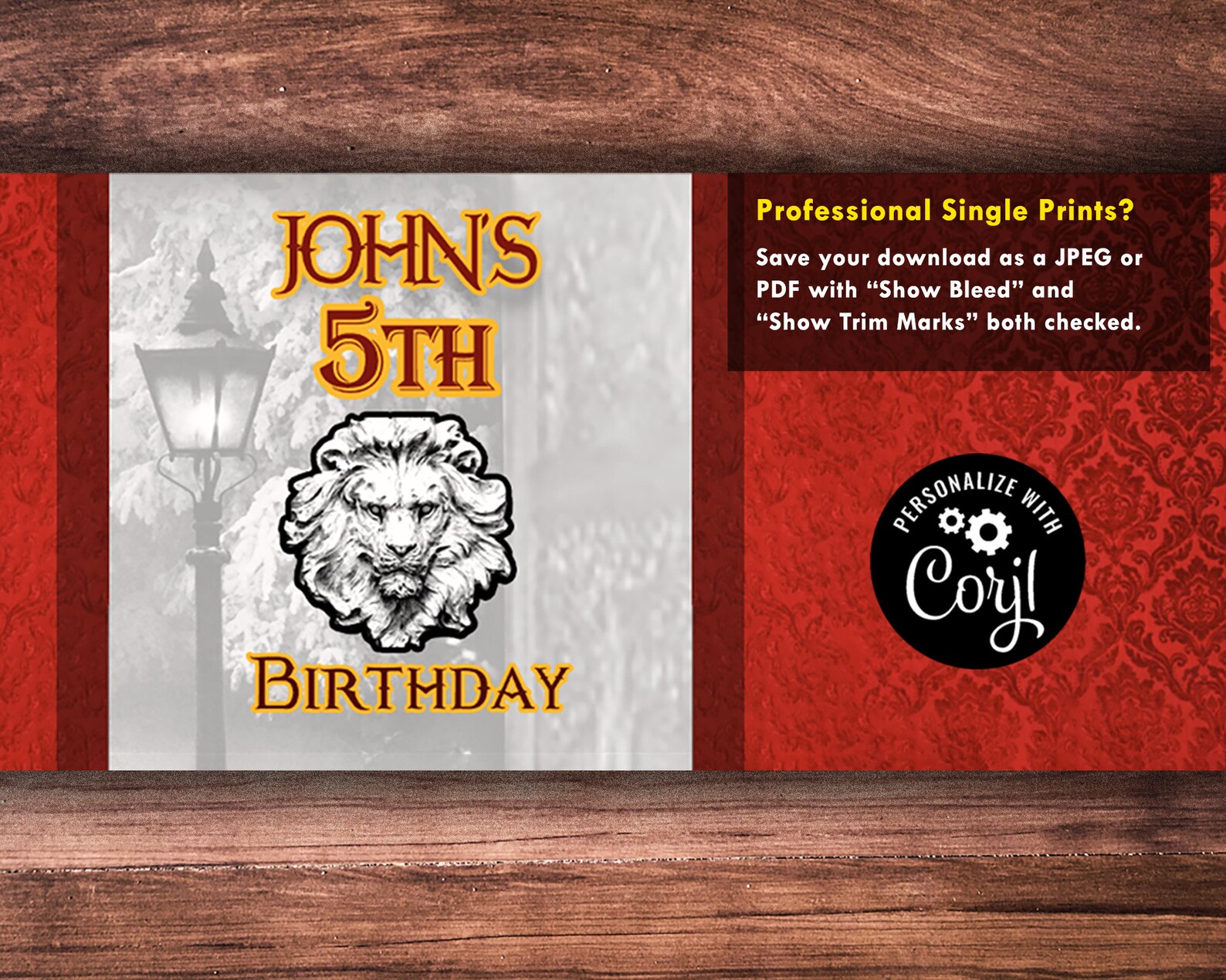 Editable Narnia Water Bottle Label for Birthday, Instant Download Party ...