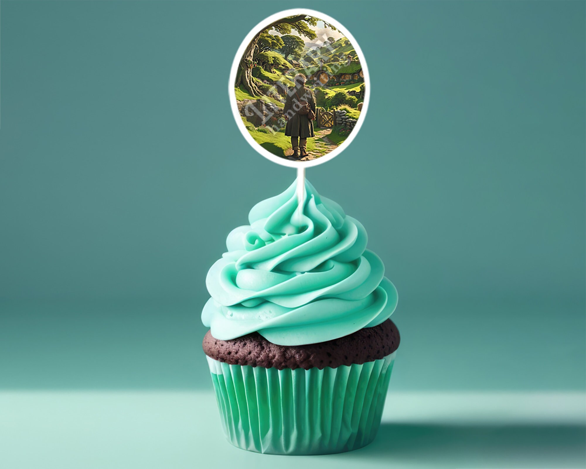 Middle Earth Cupcake Topper Design, Instant Download, Unique Party ...
