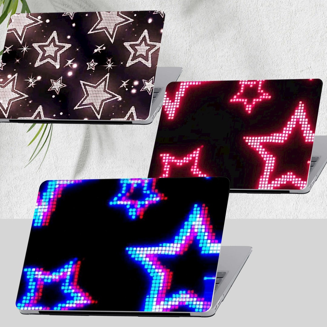Y2k Stars Minimalism MacBook Case Shining Laptop Cover, Hard Shell ...