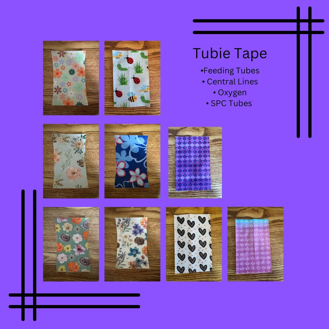 Tubie Tape - Discontinued Patterns - Feeding Tubes, Oxygen, Central ...