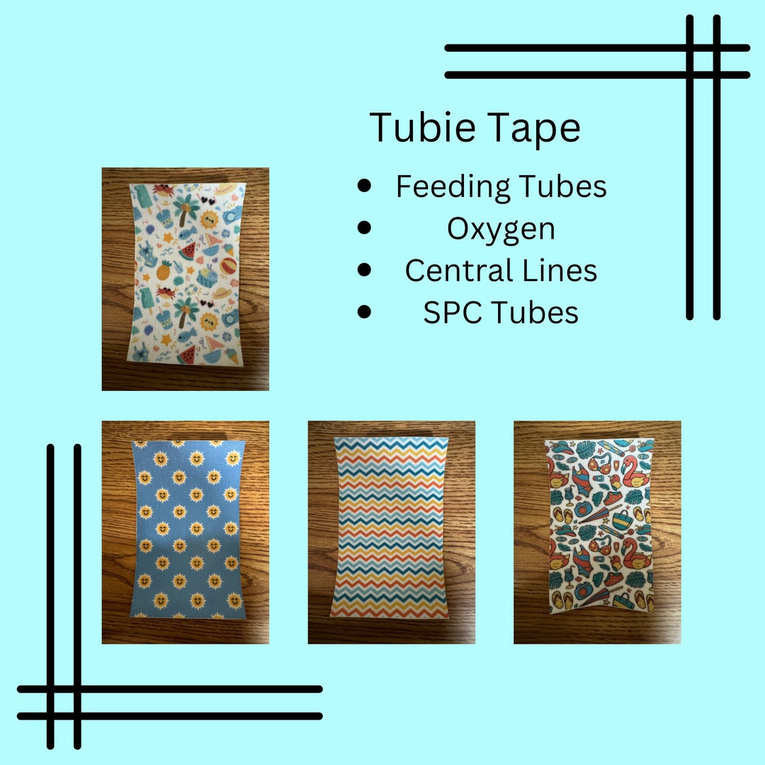 Tubie Tape - Summer Fun - Feeding Tubes, Oxygen, Central Lines, SPC ...