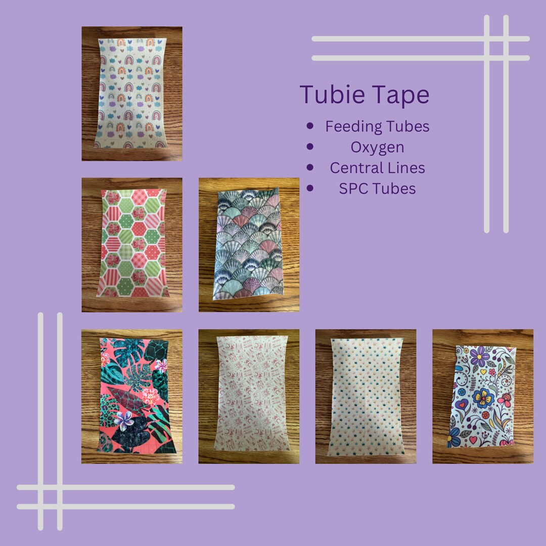 Tubie Tape Feeding Tubes, Oxygen, Central Lines, SPC Tubes, Medical ...