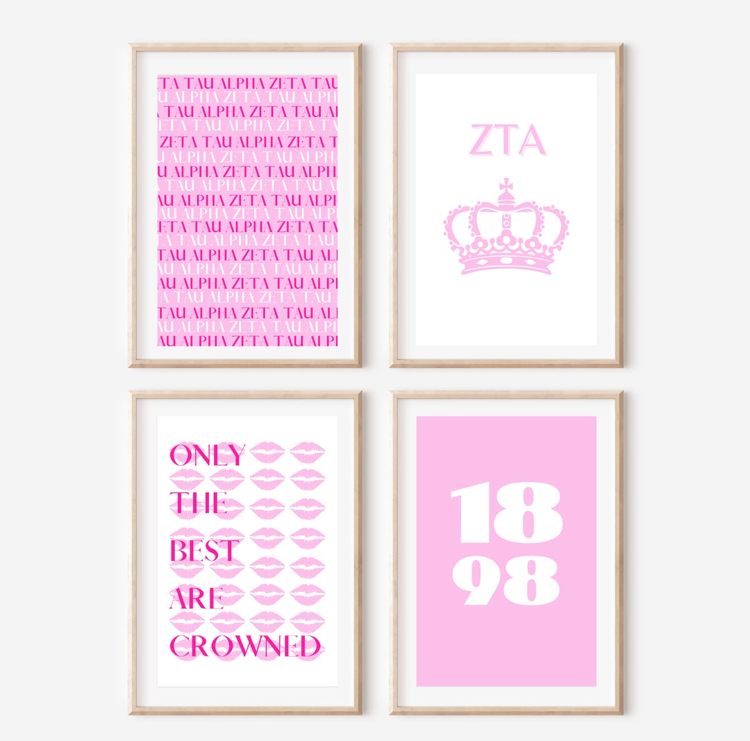 Zeta Tau Alpha Posters zeta - Etsy