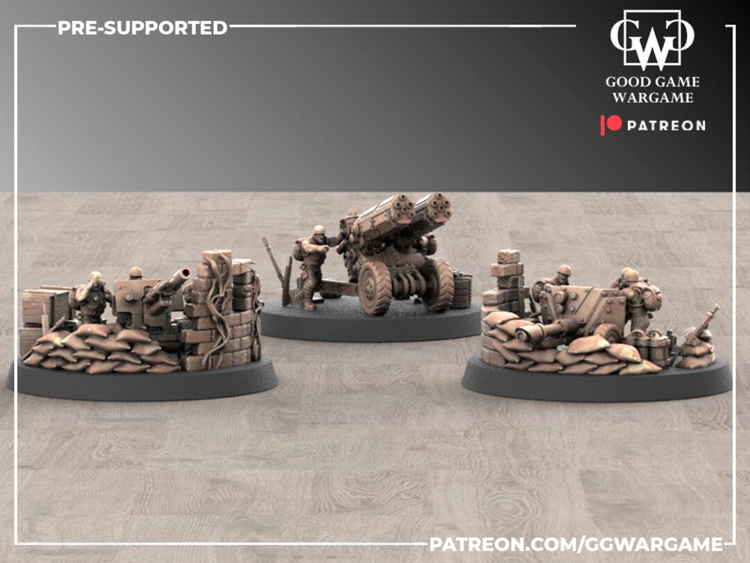 Catachan Jungle Fighters Field Ordnance Teams X2 Model proxies Astra ...