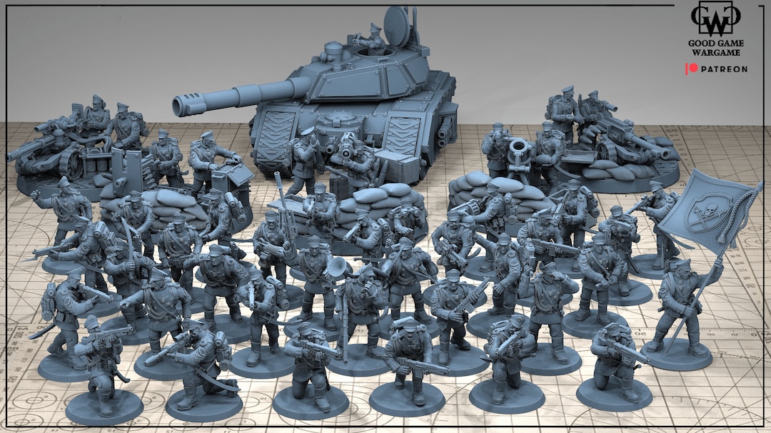 Mordian Iron Guard Regiment Astra Militarum Firstborn Guard Warhammer ...