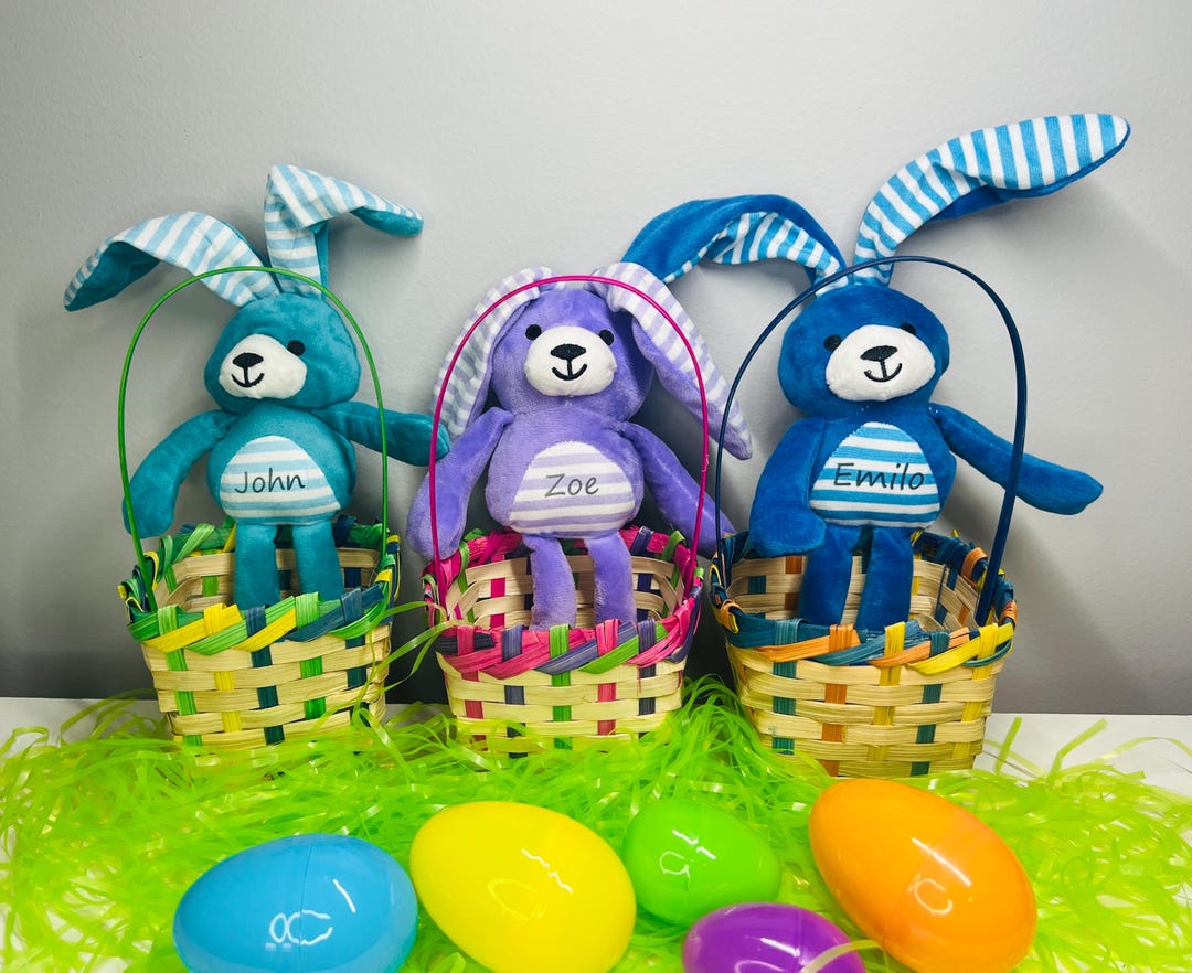Personalized Easter Bunny | Easter Basket Gift | Kids Gift | Easter ...