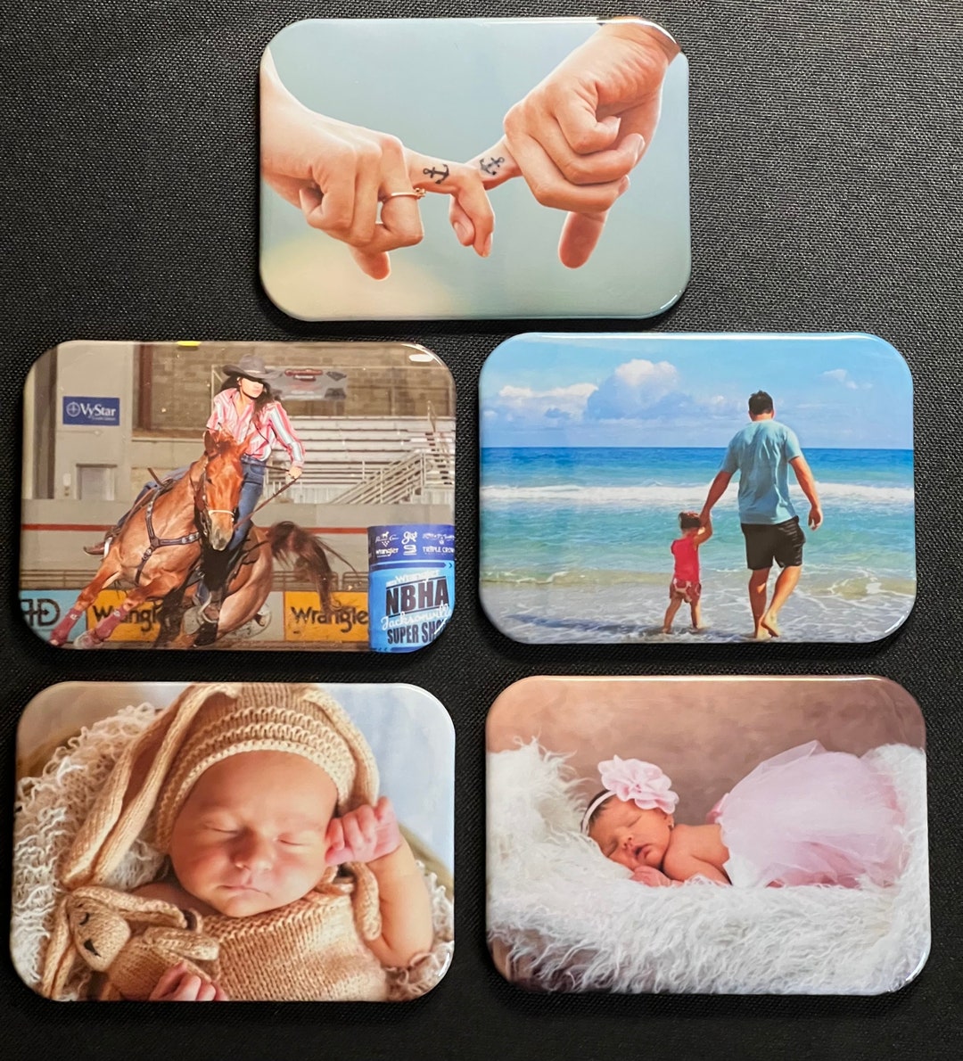 Personalized Photo Magnets |fridge Magnets | Personalized Decor ...