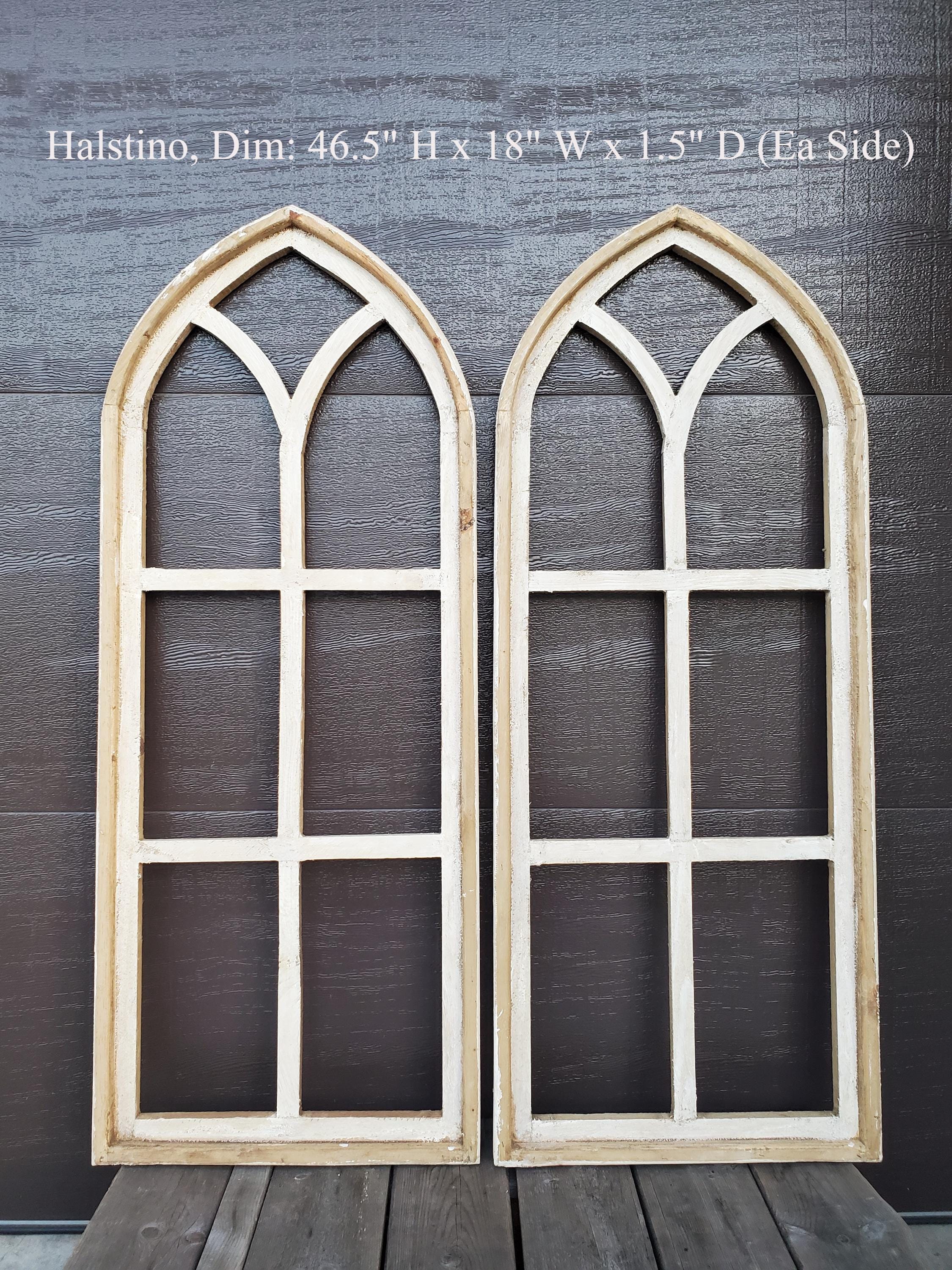 Large Farmhouse Arch Wood Rustic Wall Decor Halstead Set of 2, 46" H ...