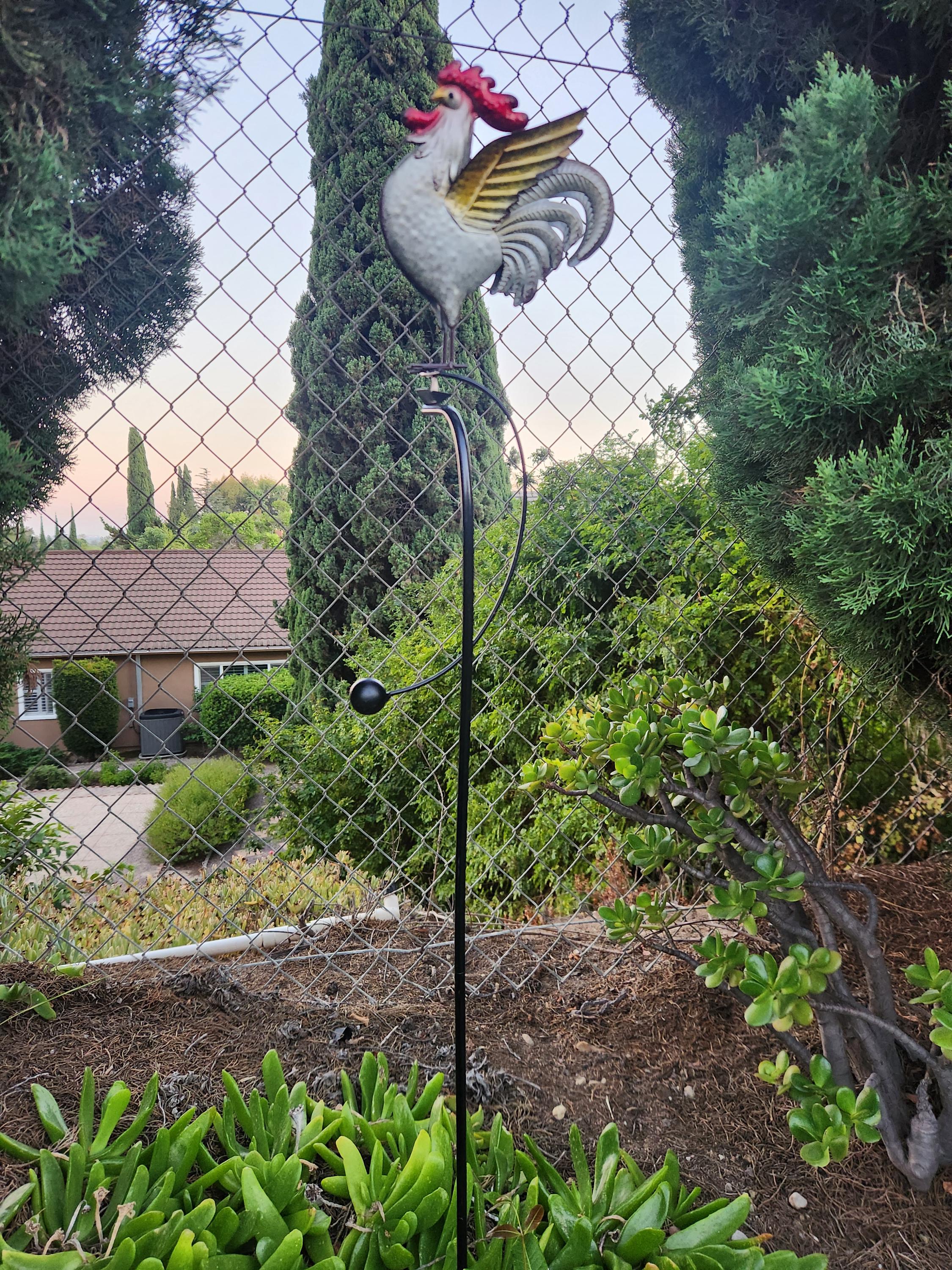 Rocking Garden Stake Backyard Decor Hummingbird Butterfly Farm Animal ...