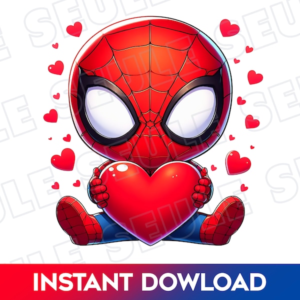 Spider Man Heart Valentines Day Svg - Etsy