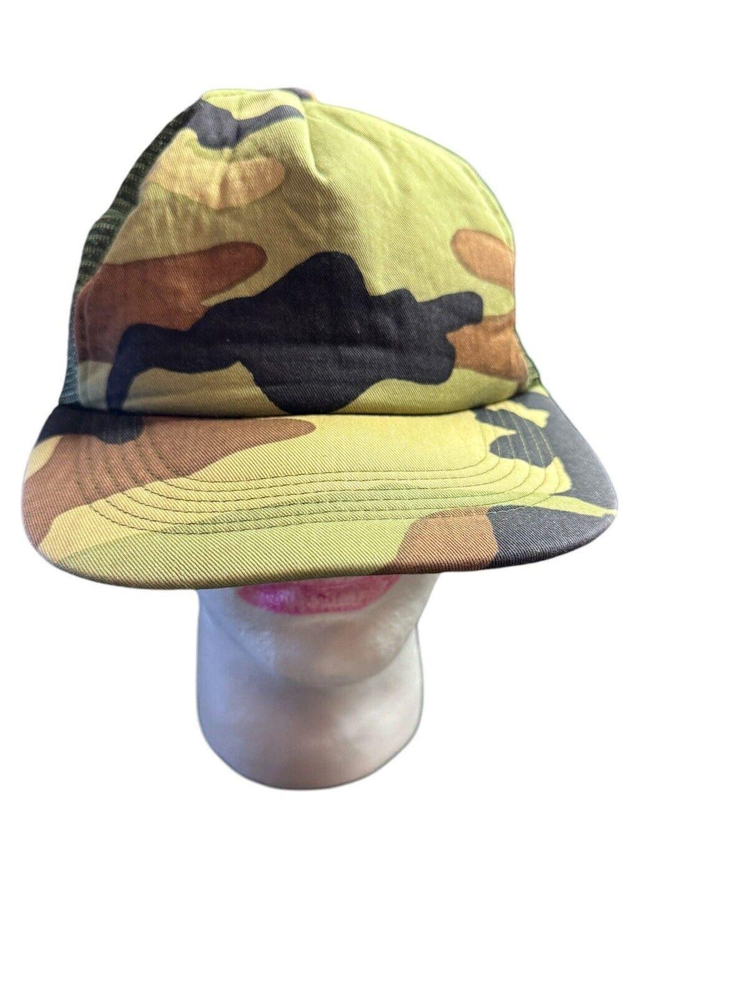 Vintage Mesh Woodland Camouflage Camo Snapback Trucker Hat J Hats - Etsy