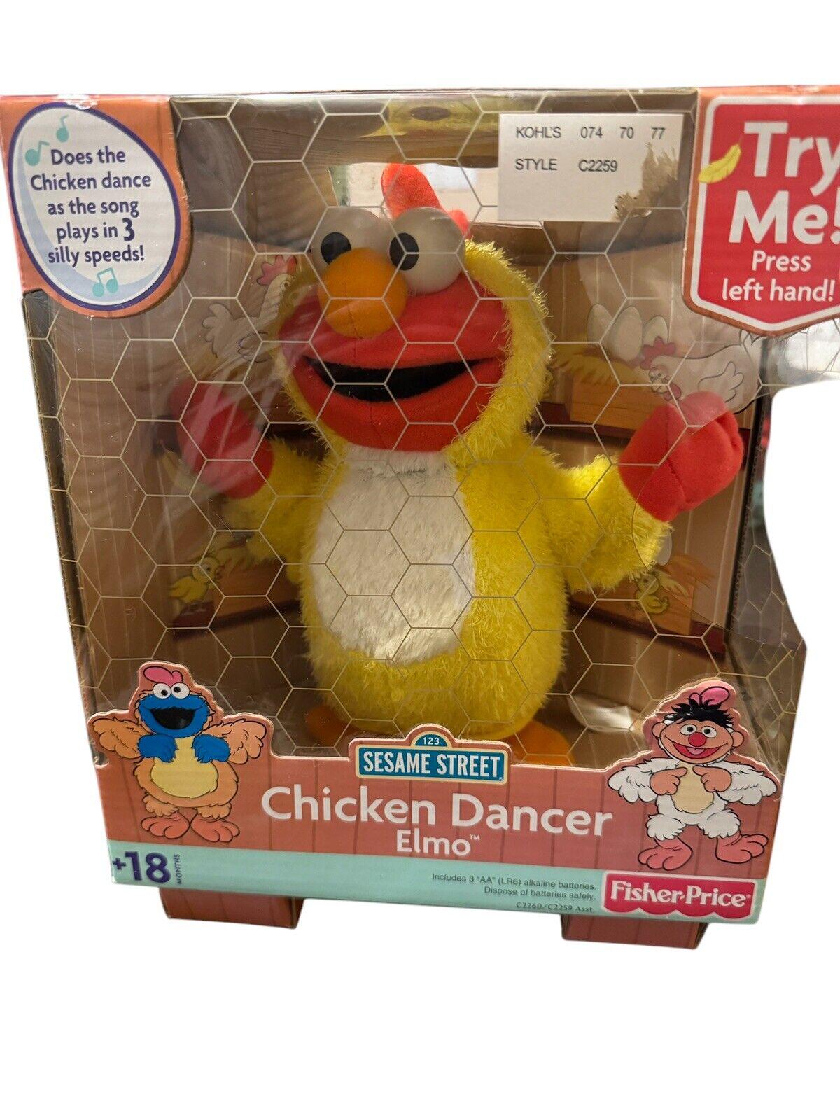 2003 Fisher Price Elmo Sesame Street Talking/dancing Chicken Dancer ...