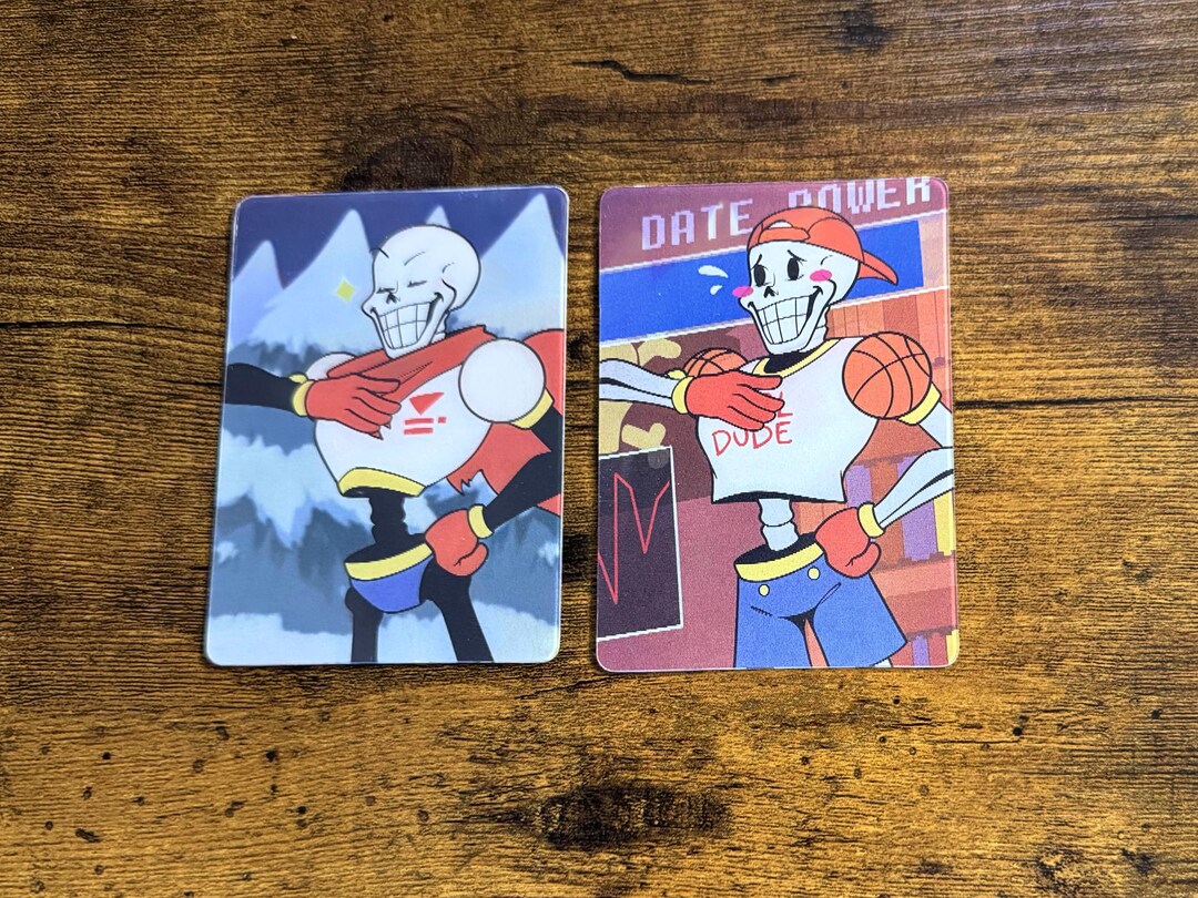 Papyrus (undertale) Lenticular Card - Etsy