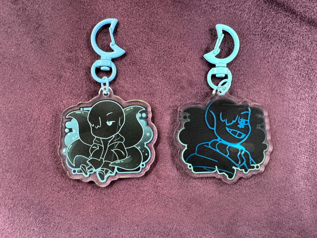 Nightmare!sans (undertale AU) Charm - Etsy
