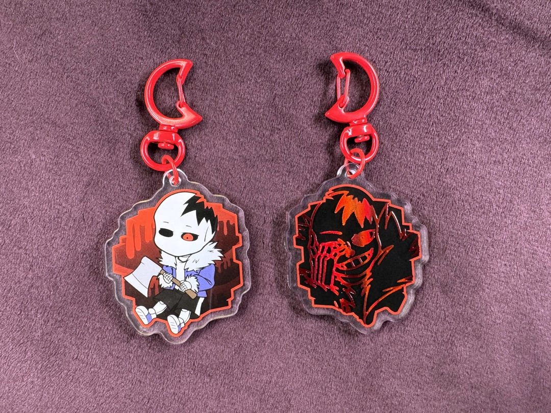 Horror!sans (undertale AU) Charm - Etsy
