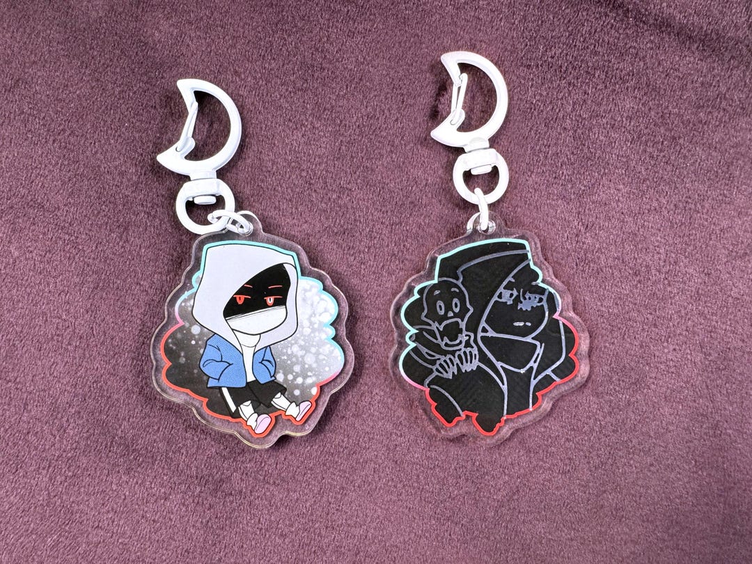 Dust!sans (undertale AU) Charm - Etsy