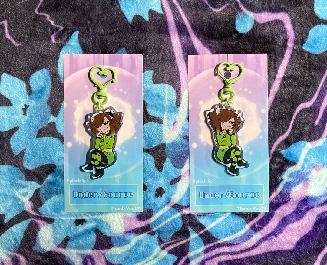 Hacker (undertale AU) Charm - Etsy