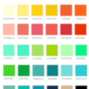 Seasonal Color Analysis - Bright Spring Color Palette With Hex Codes - Etsy